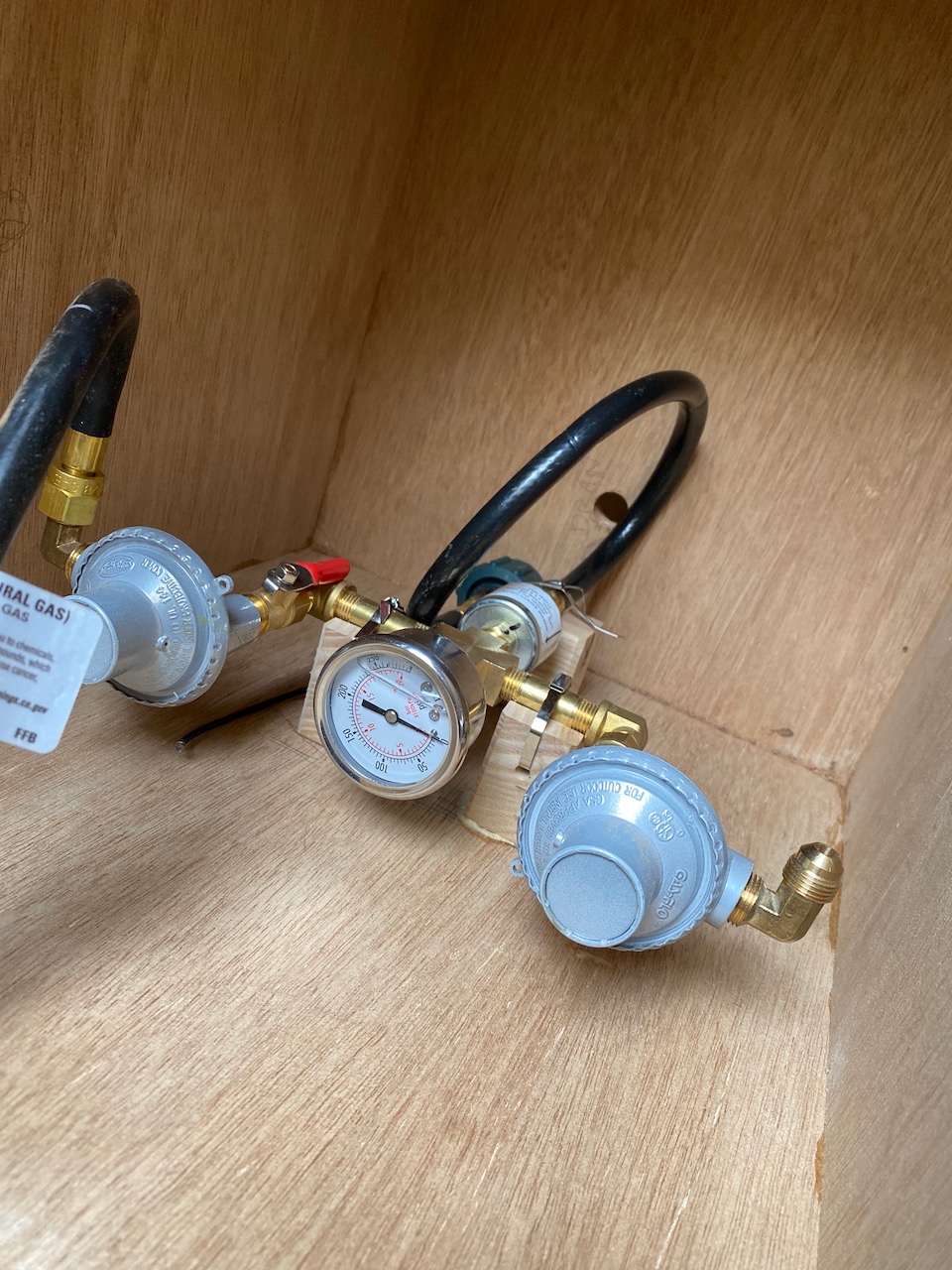 Propane tank locker box – "Bold Flight"